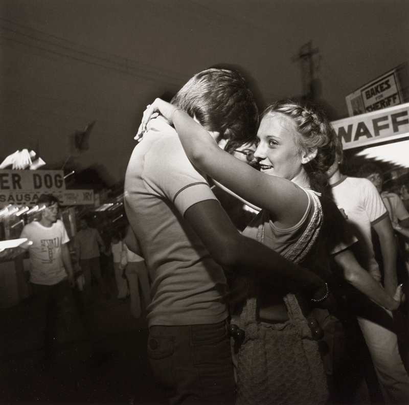 Larry Fink (American, b. 1941), “Teen Couple, Allentown Fair,” from the ...