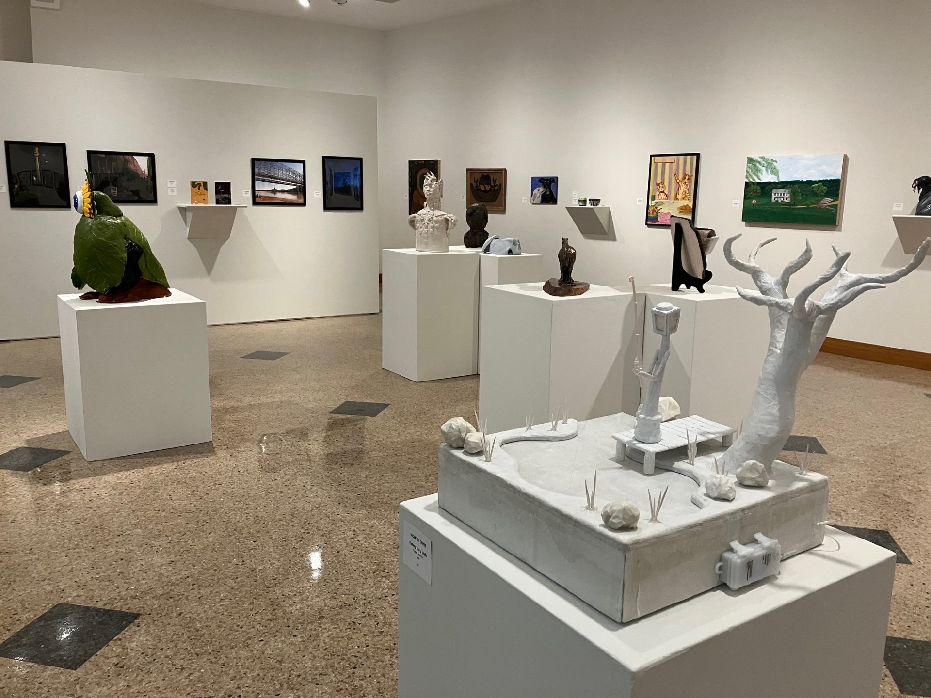 Student Show 2025 installation shot. | Daum Museum of Contemporary Art